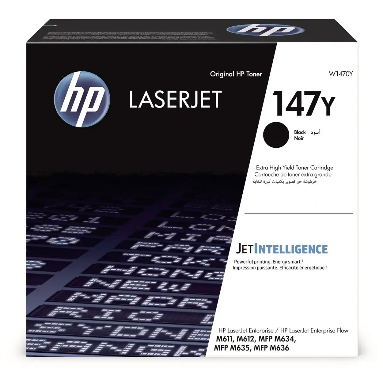 HP 147Y Extra High Yield Black Original LaserJet Toner Cartridge, W1470Y