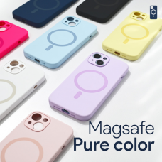 Futrola Magsafe Pure color za iPhone 13 Pro 6.1 svetlo plava