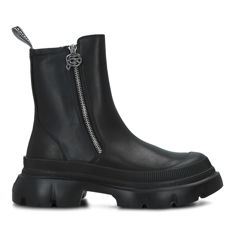 Ženske čizme Karl Lagerfeld Trekka Max Nft Zip Stretch Boot