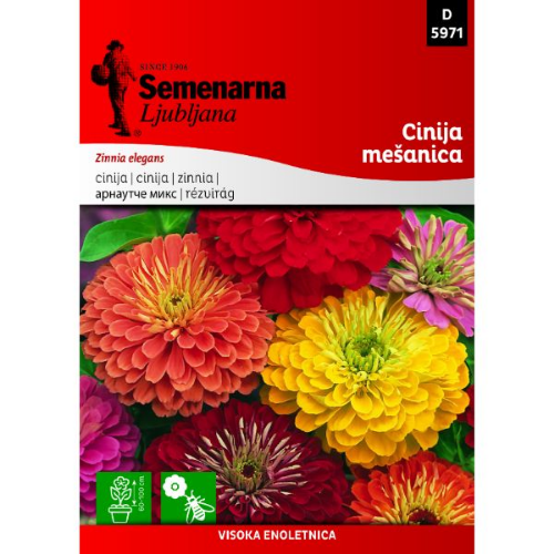 Seme cinija elegans mix Semenarna