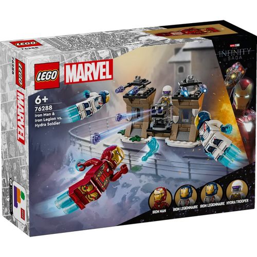 Lego Super Heroes Iron Man And Iron Legion Vs. Hydra Soldier