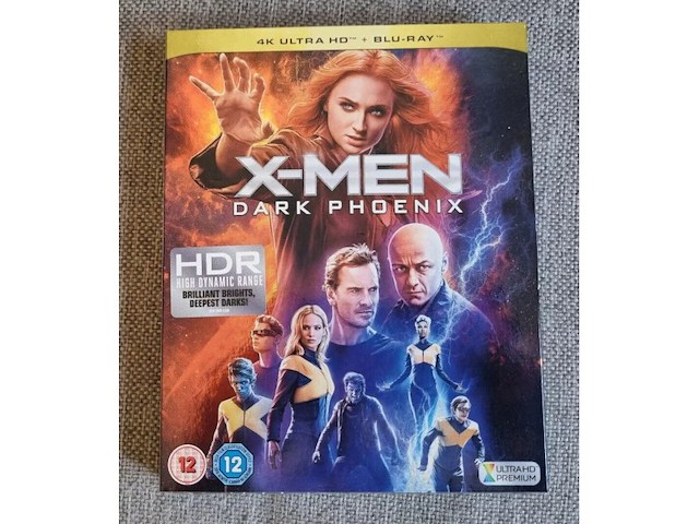 X-Men Dark Phoenix 4K Ultra HD and Blu Ray