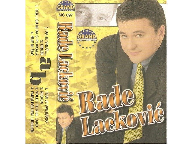 Rade Lacković – Da Je Sreće...KASETA