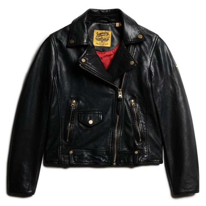 Superdry Studded Leather Biker jakna