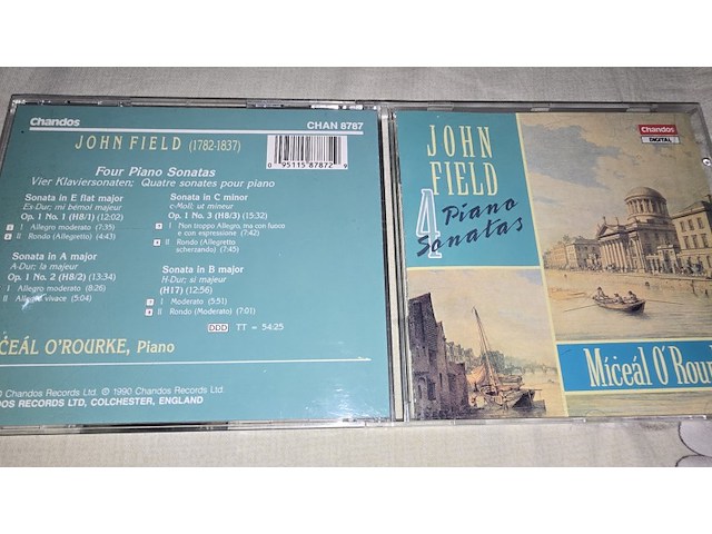 John Field - 4 piano sonatas , ORIGINAL