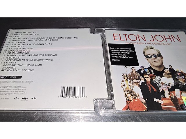 Elton John - Rocket man • The definitive hits ,ORIGINAL