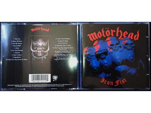 Motorhead-Iron Fist CD