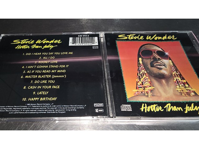 Stevie Wonder - Hotter than july , ORIGINAL