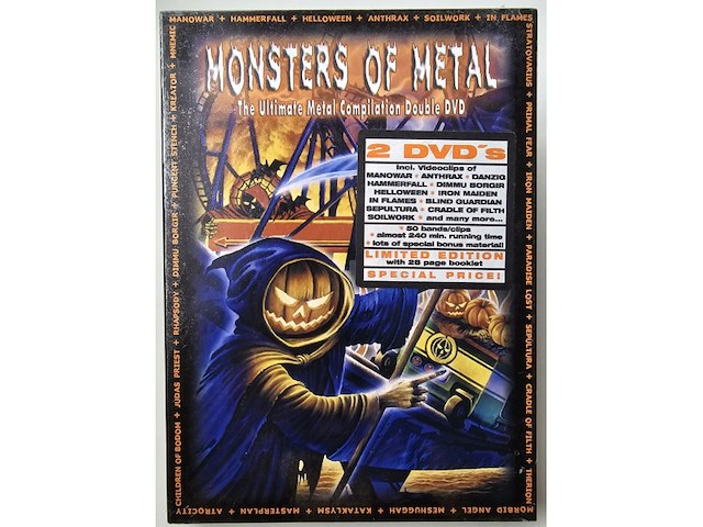 Monsters Of Metal Original 2 DVD Iron Maiden Sepultura