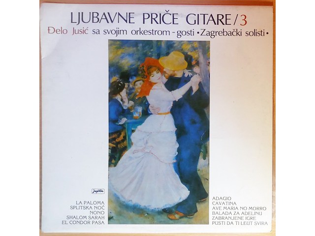 LP ĐELO JUSIĆ - Ljubavne priče gitare 3 (1988) VG/VG+