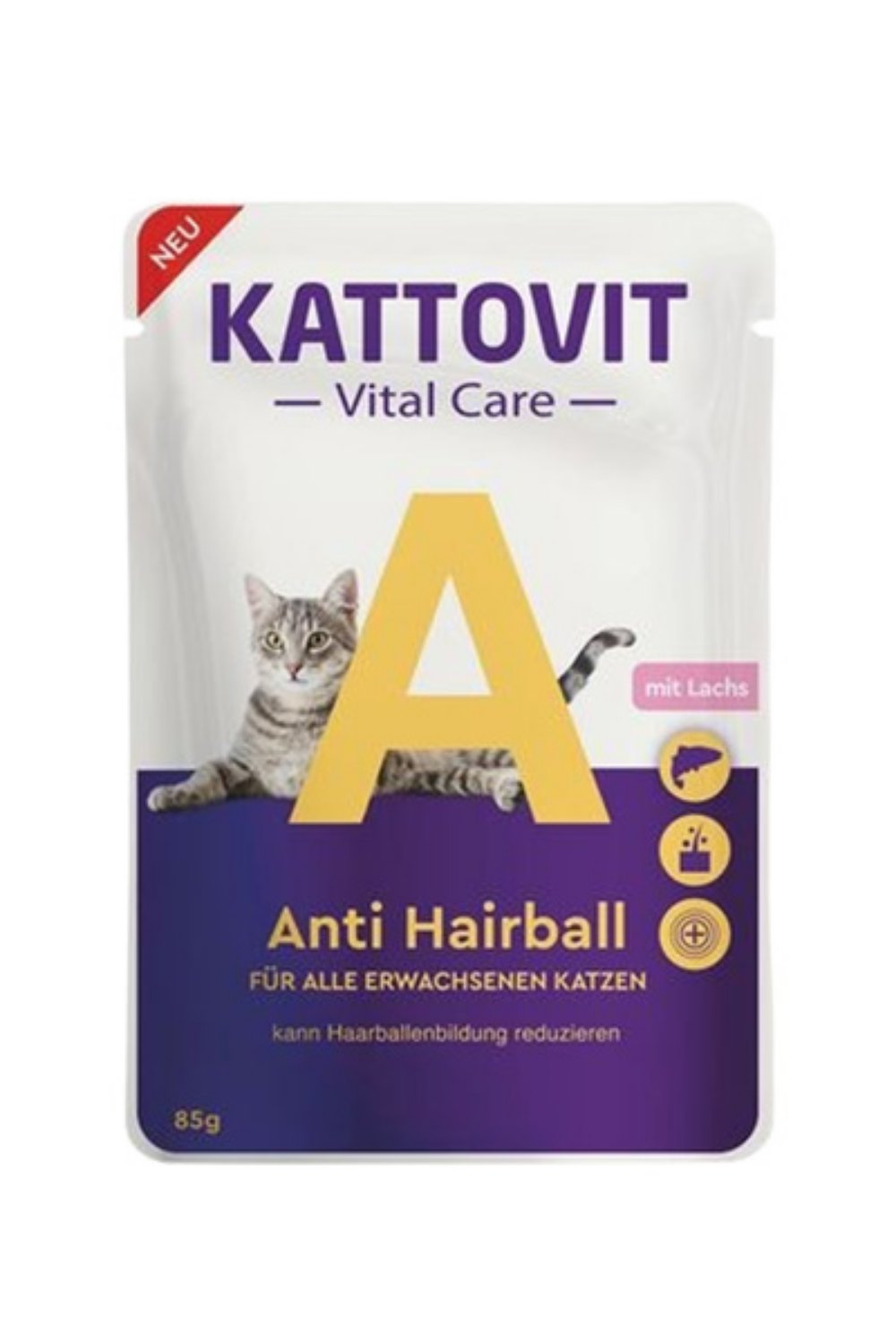 KATTOVIT Vital Care Anti Hairball sos za macke losos 85g