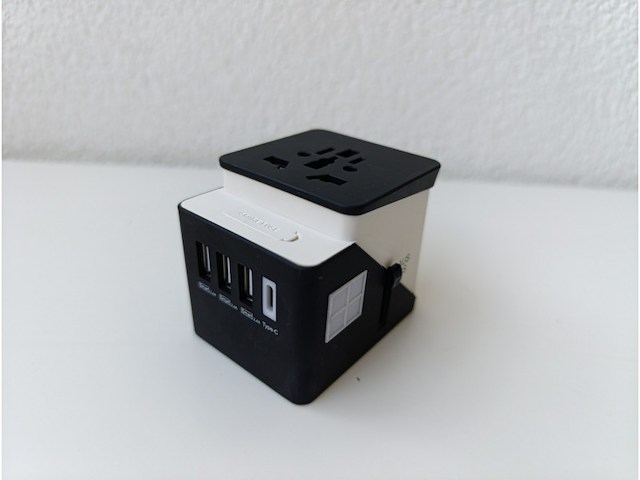 Travel Power Adapter with USB-C Port