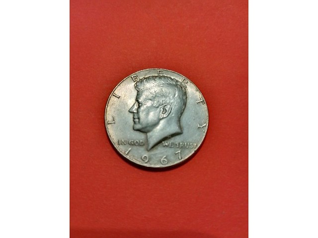 HALF DOLLAR 1967 SILVER