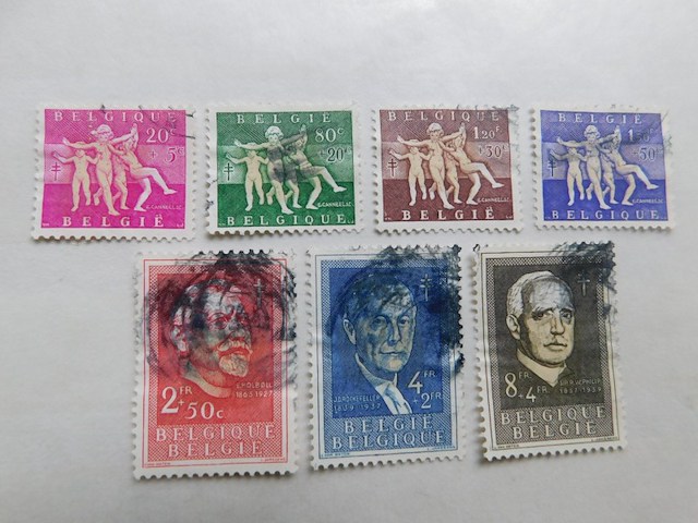 BELGIQUE 1955 KOMPLET SERIJA