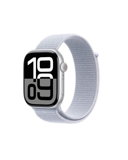 Watch Series 10 GPS 46mm Silver (Blue Cloud Sport Loop)