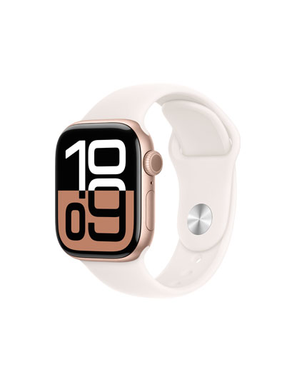 Watch Series 10 GPS 42mm Rose Gold (Light Blush Sport Band S-M)