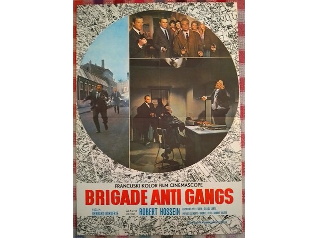 plakat BRIGADE ANTI GANGS