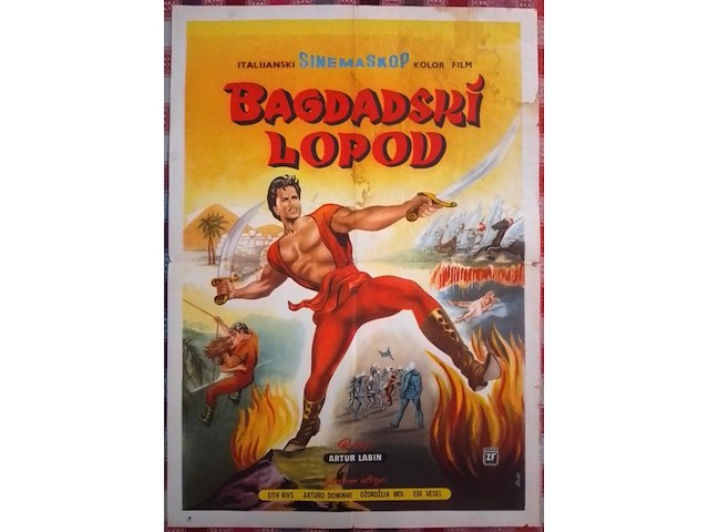 plakat BAGDADSKI LOPOV (Steve Reeves)