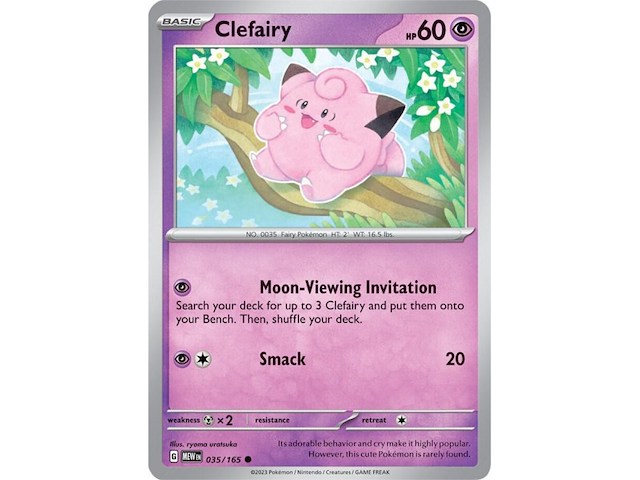 Pokemon Clefairy MEW 035