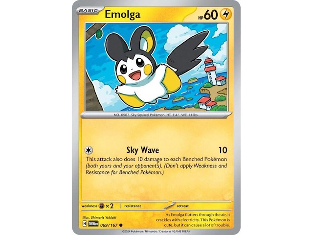 Pokemon Emolga TWM 069