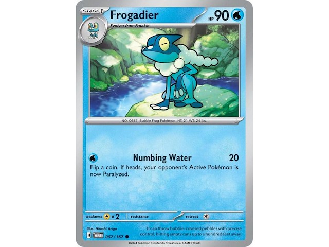 Pokemon Frogadier TWM 057