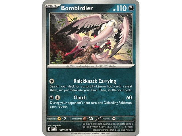 Pokemon Bombirdier SVI 138