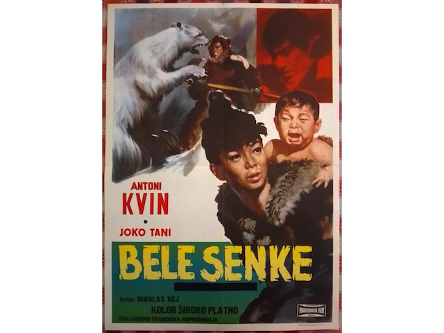 plakat BELE SENKE (Anthony Quinn)