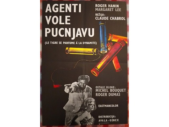 plakat AGENTI VOLE PUCNJAVU