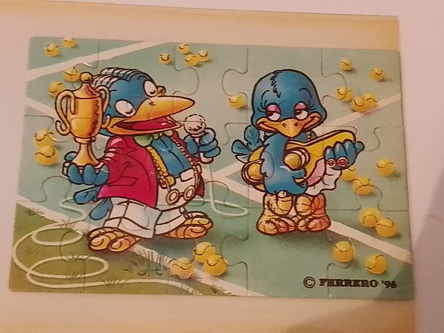 Puzzle bingo birds iz 1996-2