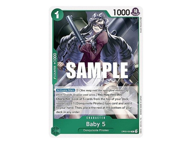 One Piece Card Game Baby 5 - OP05-034 R