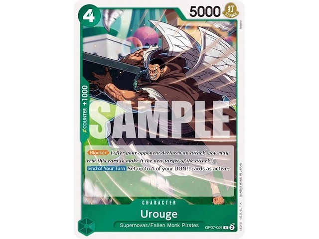 One Piece Card Game Urouge OP07-021 R