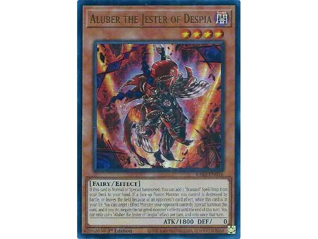 Yu-Gi-Oh! Aluber the Jester of Despia - RA02-EN016