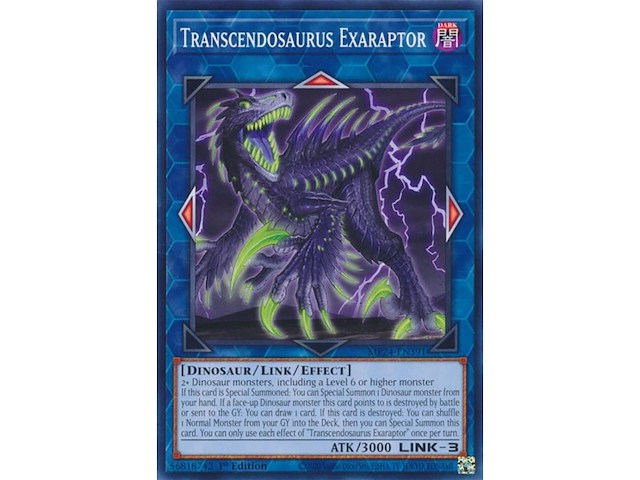 Yu-Gi-Oh! Transcendosaurus Exaraptor MP24-EN391