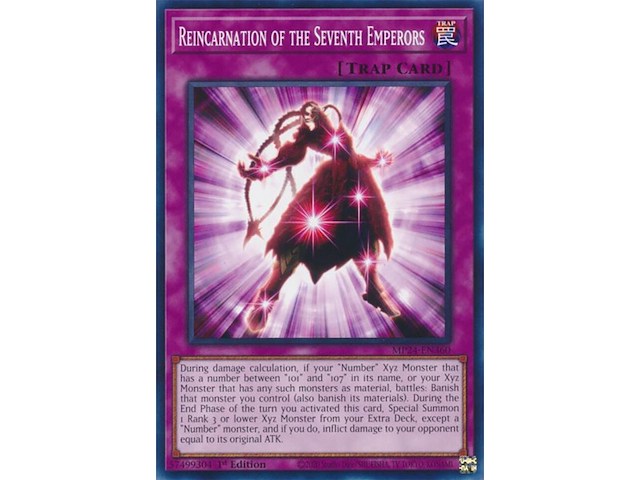 YuGiOh Reincarnation of the Seventh Emperors MP24-EN360