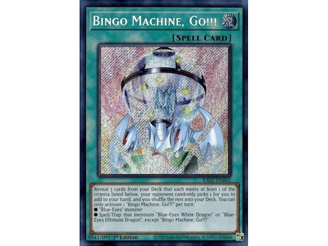 Yu-Gi-Oh Bingo Machine, Go!!! - RA02-EN062