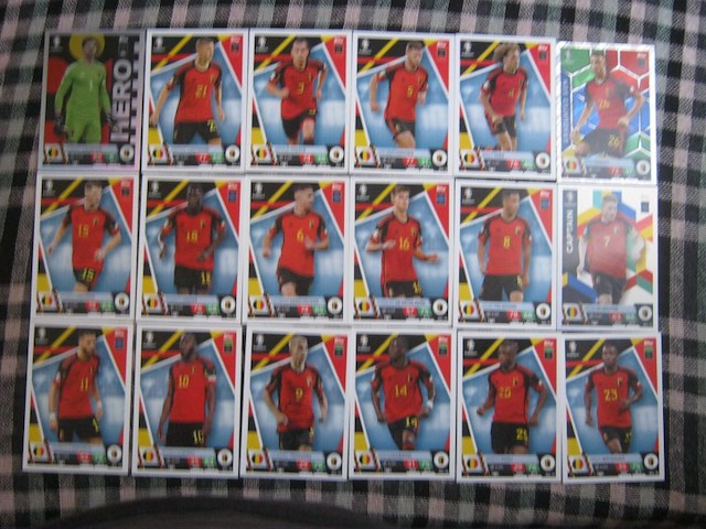 EURO 2024 MATCH ATTAX BELGIUM CEO SET