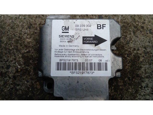 Centrala air bag Opel Astra G