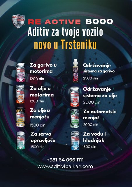 Nano aditivi za vozila