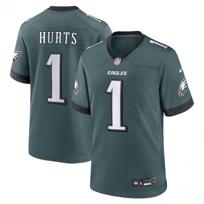 Jalen Hurts 1 Philadelphia Eagles Nike Home Game dres