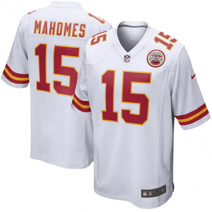 Patrick Mahomes 15 Kansas City Chiefs Nike Road Game dres