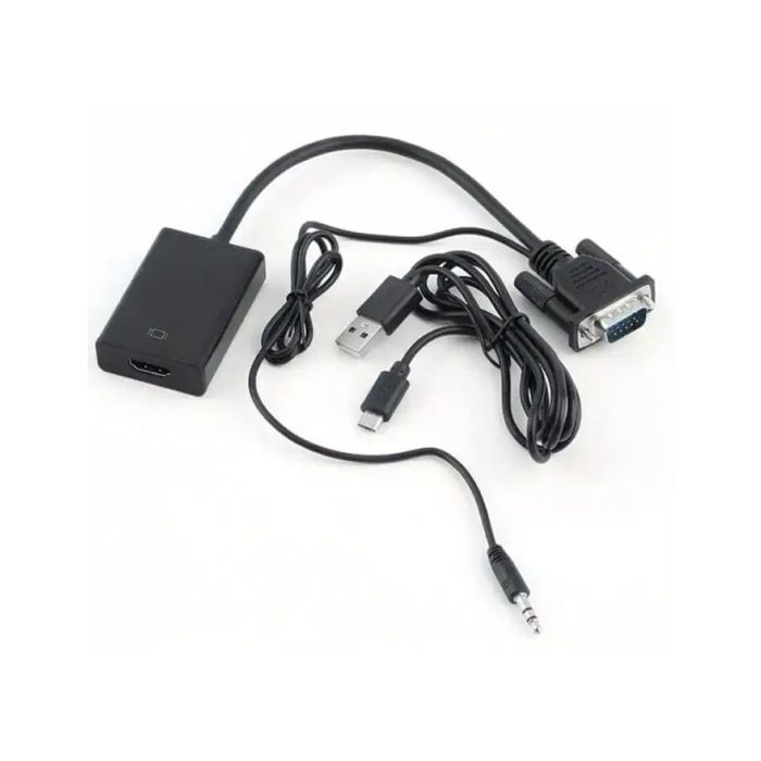 Adapter Kettz VGA na HDMI + 3.5mm