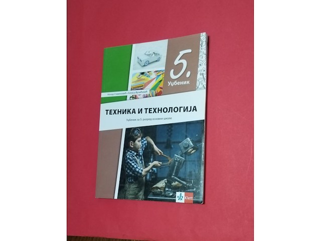 Tehnika i tehnologija za 5., Klett, KAO NOVO!