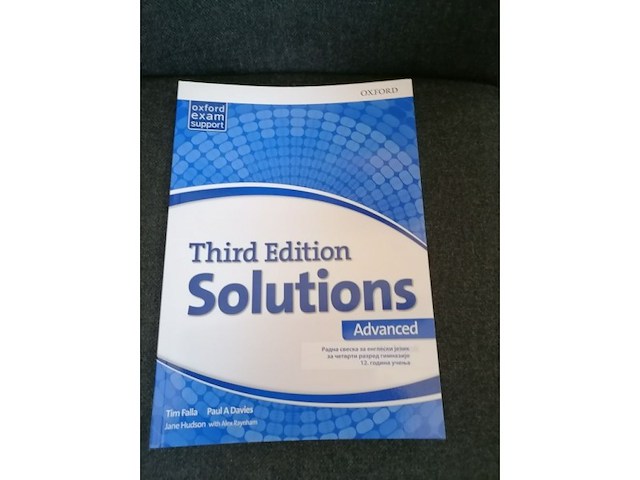 Third edition Solutions, Advanced, radna sveska