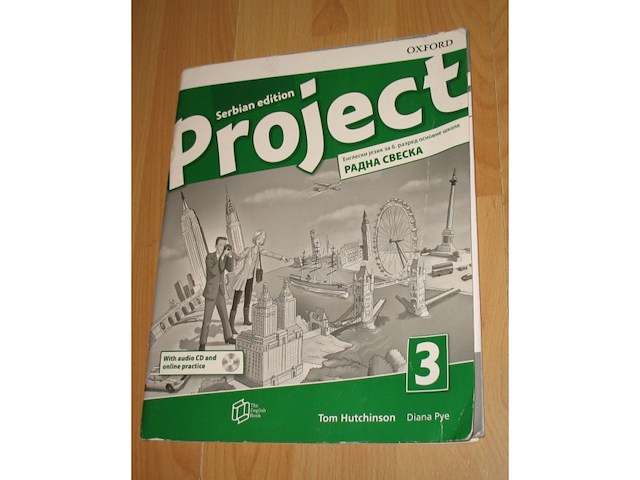 6. PROJECT 3 RADNA SVESKA + CD ENGLISH BOOK