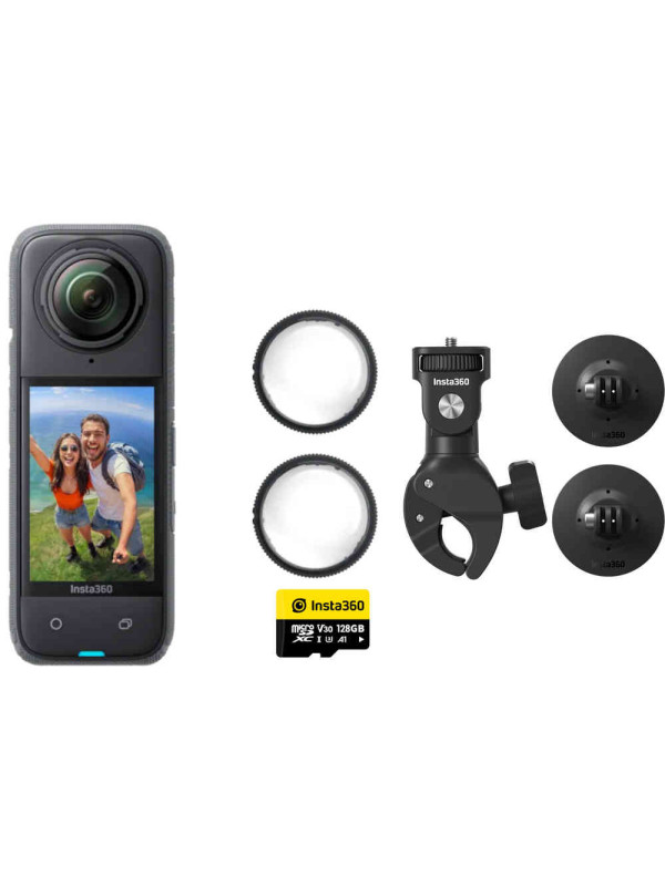 Insta360 X4 akciona kamera Motorcycle Kit (sa 128GB)