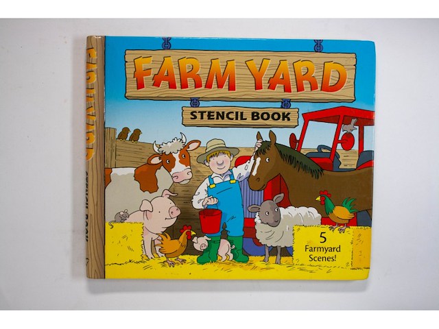 Farm yard, stencil book