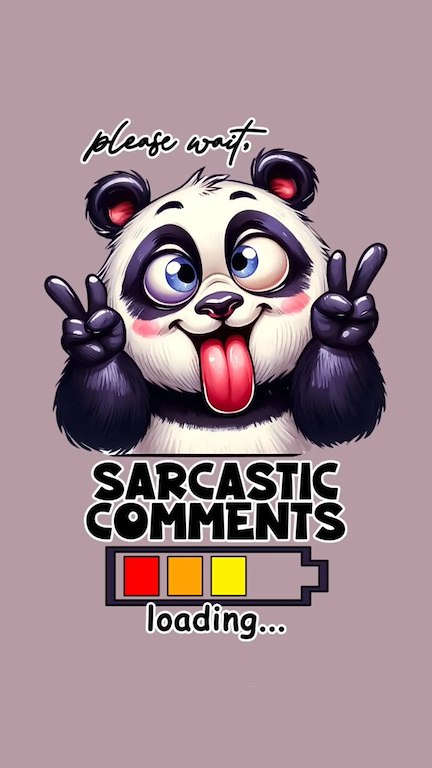 Sarcastic comments loading