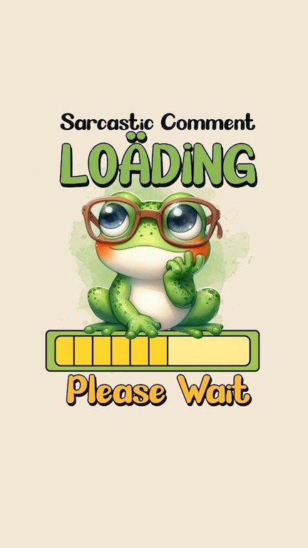 Sarcastic comment loading