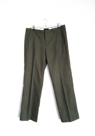 ETRO zelene vunene pantalone-Original