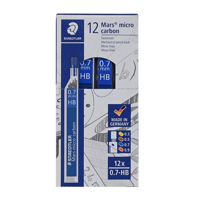 Staedtler Mine HB2 0.7mm 12/1